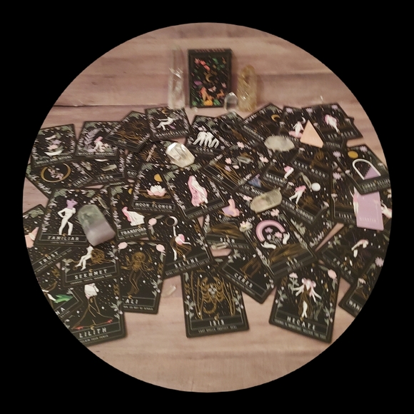 Hand Crafted | Games | Moon Witch Oracle Cards Cosmic Valeria ...